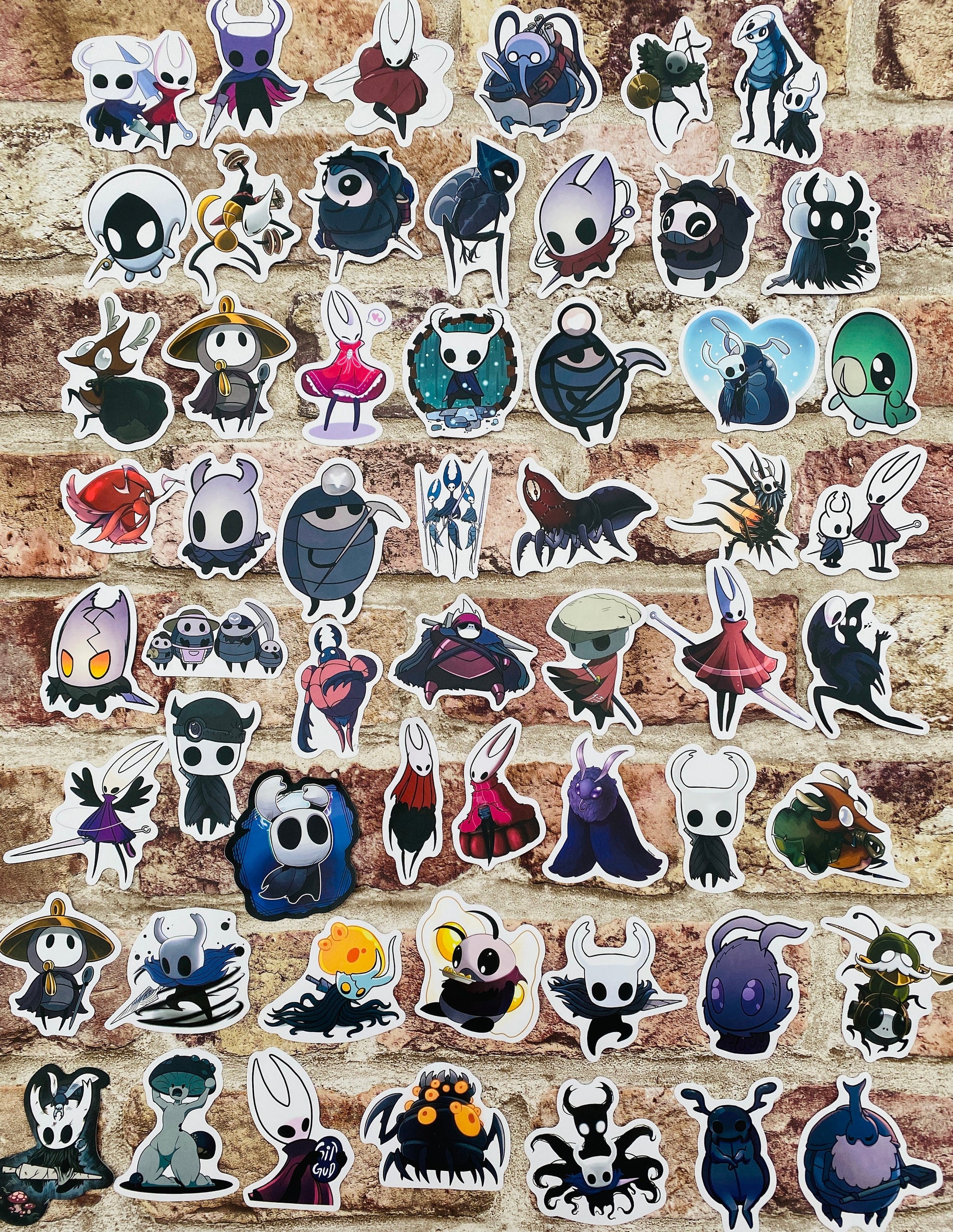 Hollow Knight Waterproof Stickers- Hornet, Shade, Grub- vinyl stickers ...