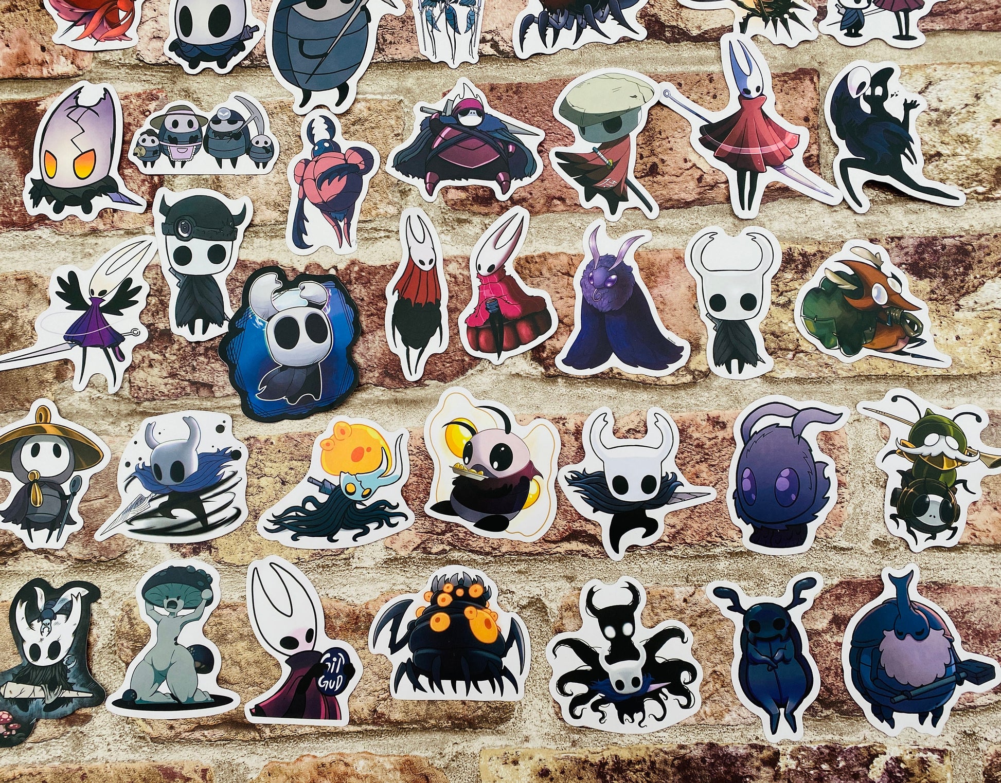 Hollow Knight Waterproof Stickers- Hornet, Shade, Grub- vinyl stickers ...