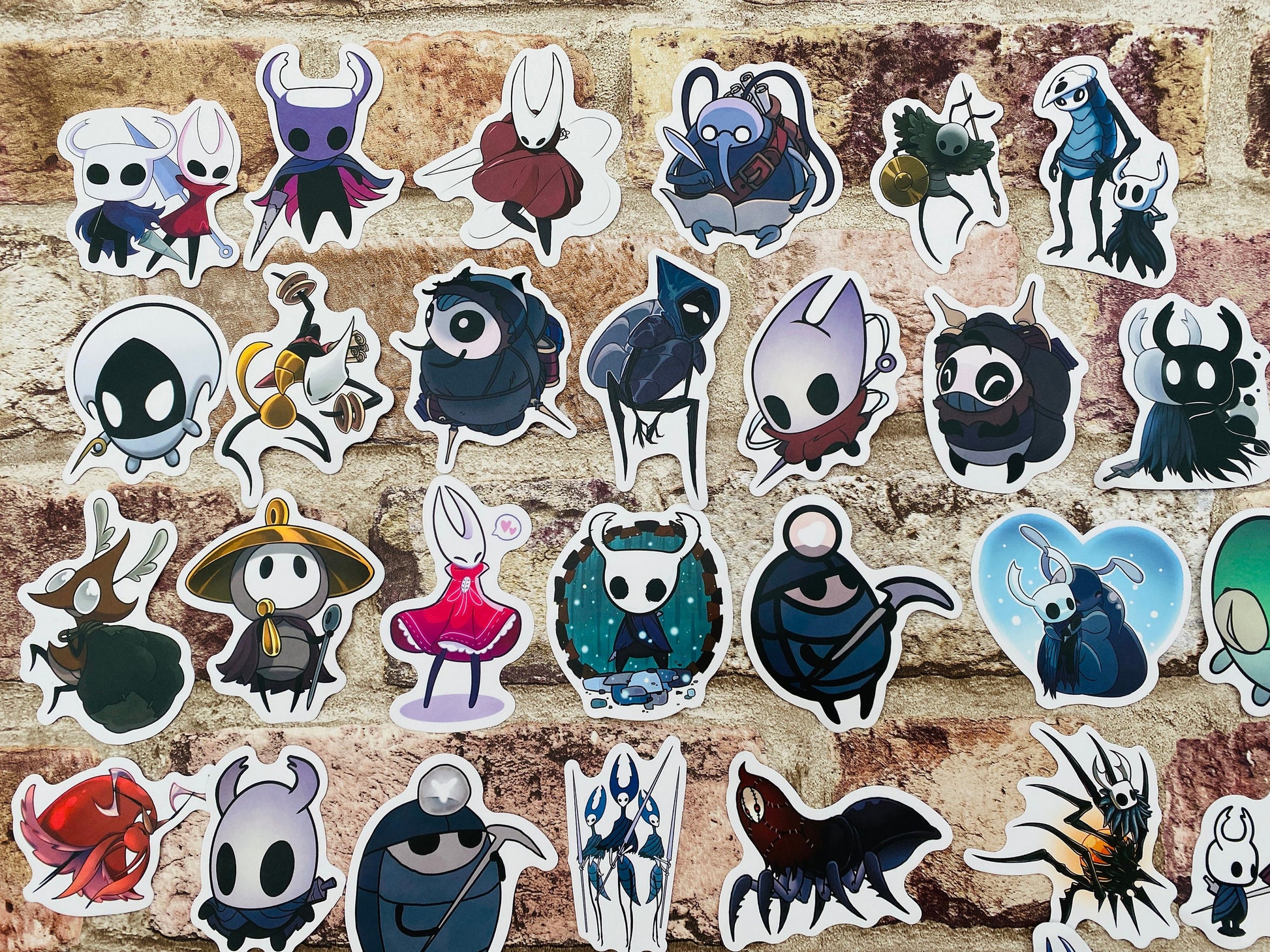 Hollow Knight Waterproof Stickers- Hornet, Shade, Grub- vinyl stickers ...